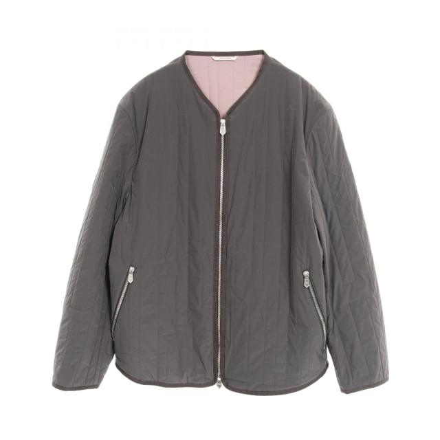 エルメス HERMES H柄ステッチ 衣料品 アウター ナイロン メンズ グレー系 *21-5524 【中古】