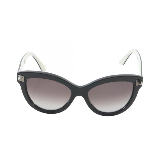 ヴァレンチノ Valentino サングラス 衣料品 プラスチック レディース ブラック系 【中古】