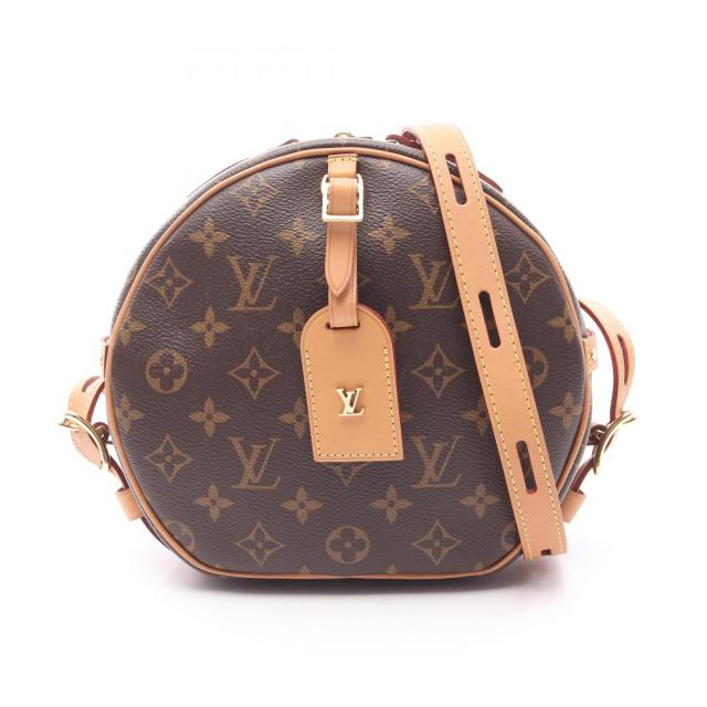 ルイ・ヴィトン LOUIS VUITTON ボワット シャポー スープルMM ショルダーバッグ バッグ PVCコーティングキャンバス レザー モノグラム レディース ブラウン系 M45647 【中古】