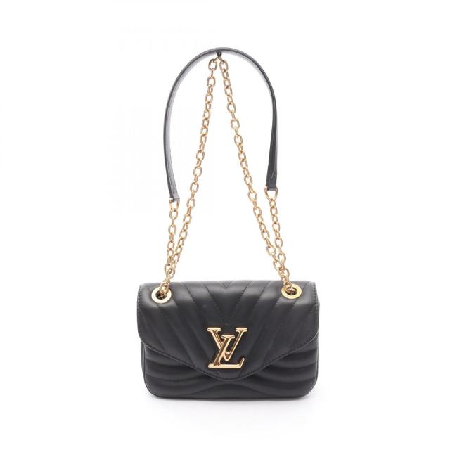 ルイ・ヴィトン LOUIS VUITTON ニューウェーブ チェーンバッグPM ショルダーバッグ バッグ レザー レディース ブラック系 M20687 【中古】