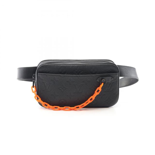 ルイ・ヴィトン LOUIS VUITTON ポシェット ヴォルガ トリヨンモノグラム ノワール ウエストバッグ ボディバッグ バッグ レザー メンズ ブラック系 M53550 【中古】
