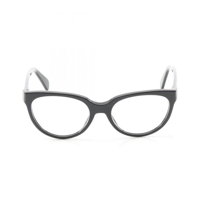 プラダ PRADA メガネ 衣料品 プラスチック レディース ブラック系 VPR10P 【中古】