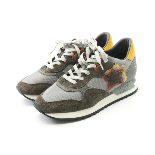 アトランティックスターズ Atlantic STARS DRACO ドラコ スニーカー 靴 スウェード ファブリック メンズ グレー系 / マルチカラー 【中古】