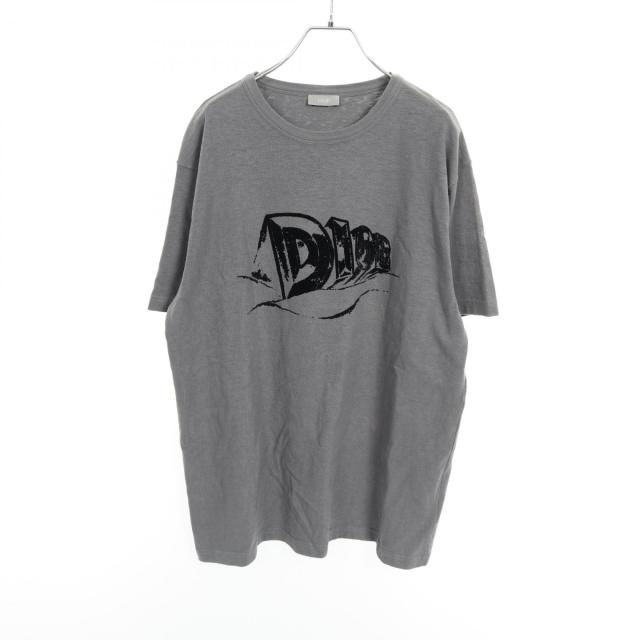 クリスチャンディオール Christian Dior カットソー 衣料品 トップス コットン メンズ グレー系 393J696A0849 【中古】