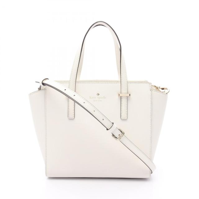 ケイトスペード Kate Spade CEDAR STREET SMALL HAYDEN シダーストリート スモールヘイデン ハンドバッグ バッグ レザー レディース ホワイト系 PXRU5491 【中古】