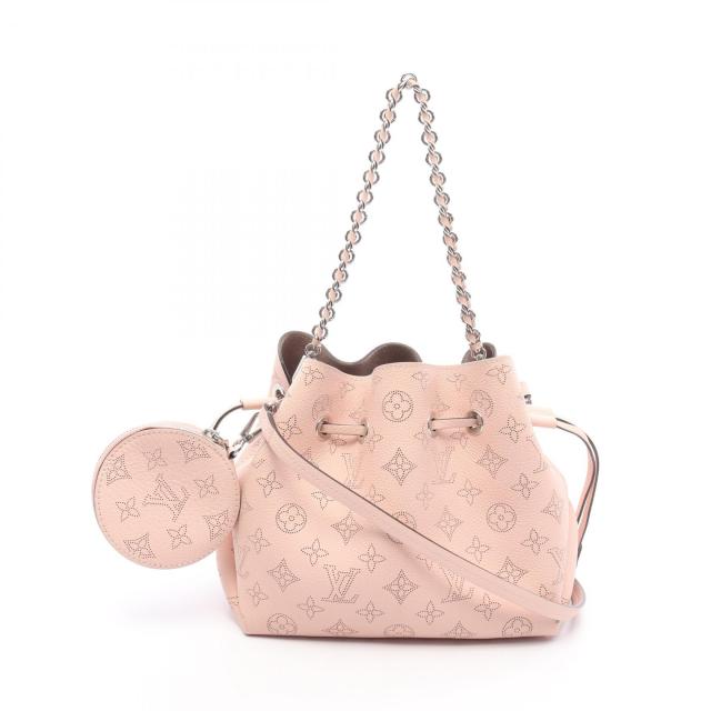 ルイ・ヴィトン LOUIS VUITTON ベラ ハンドバッグ バッグ レザー マヒナ レディース ピンク系 M23195 【中古】