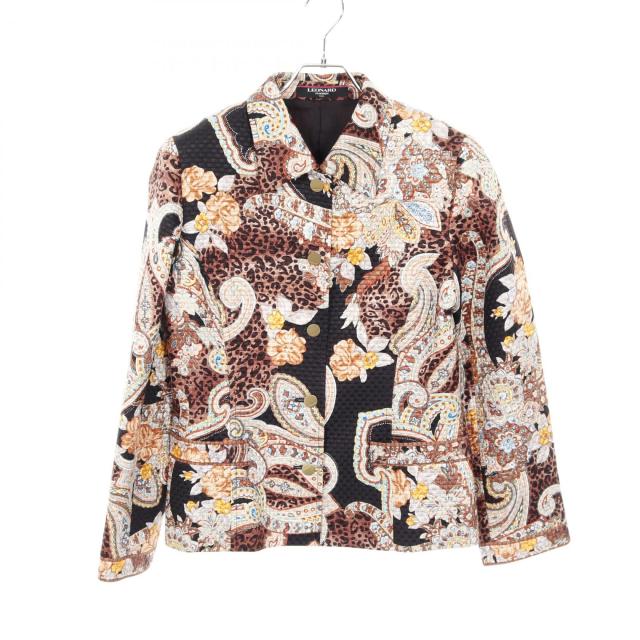 レオナールファッション LEONARD FASHION 衣料品 アウター シルク ウール レディース ブラック系 / マルチカラー 【中古】