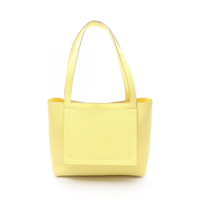 エルメス HERMES カバセリエ31 トートバッグ バッグ レザー トリヨンクレマンス トリヨンクレマンス メンズ イエロー系 082201CA 【中古】