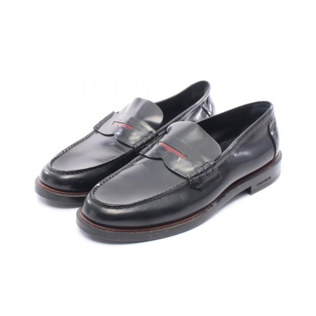 バーバリー BURBERRY ローファー 靴 レザー メンズ ブラック系 【中古】