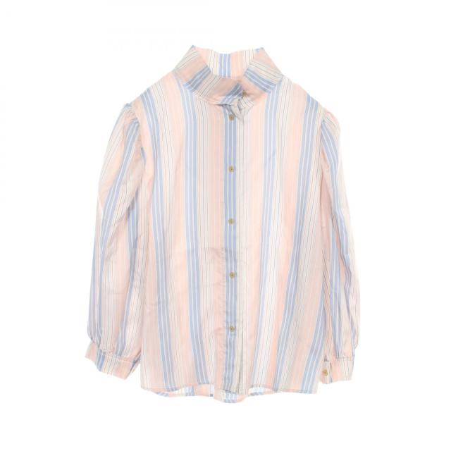 ロエベ LOEWE ブラウス 衣料品 トップス シルク レディース ピンク系 / ブルー系 S2299790PO 【中古】