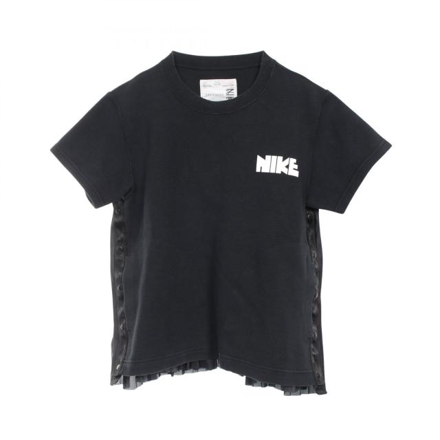 ナイキ NIKE NIKE × SACAI カットソー 衣料品 トップス コットン ポリエステル レディース ブラック系 CZ4690 【中古】