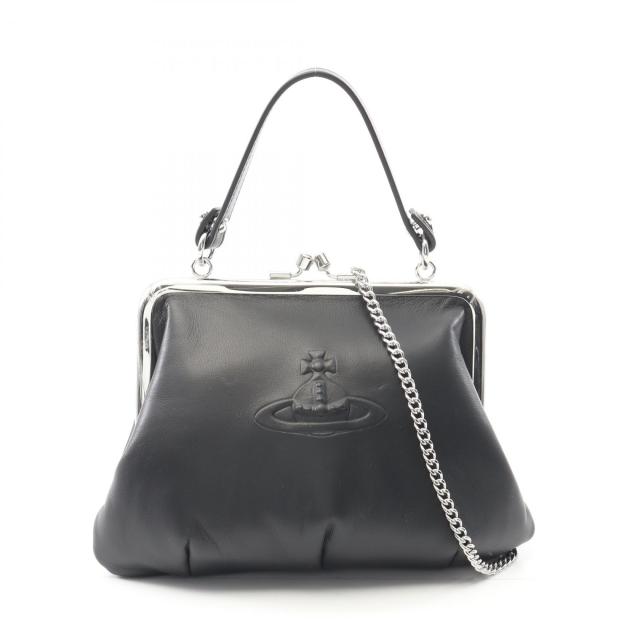 ヴィヴィアンウエストウッド レッドレーベル Vivienne Westwood Red Label GRANNY ショルダーバッグ バッグ ポリウレタン レディース ブラック系 4B01000MWL001LN401 【新品】
