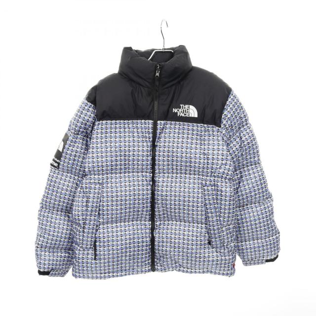 ザ・ノースフェイス THE NORTH FACE THE NORTH FACE × Supreme Studded Nuptse ダウンジャケット 衣料品 アウター ナイロン メンズ ブラック系 / ブルー系 ND421001 【中古】