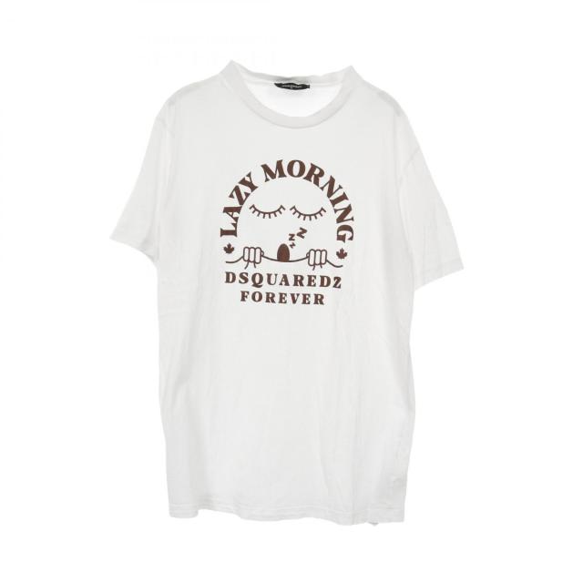ディースクエアード DSQUARED2 カットソー 衣料品 トップス コットン メンズ ホワイト系 【中古】