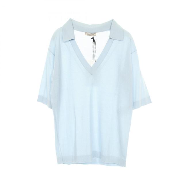 ニナリッチ NINA RICCI ニット 衣料品 トップス レーヨン ナイロン レディース ブルー系 21EMPU021ML0476 【中古】