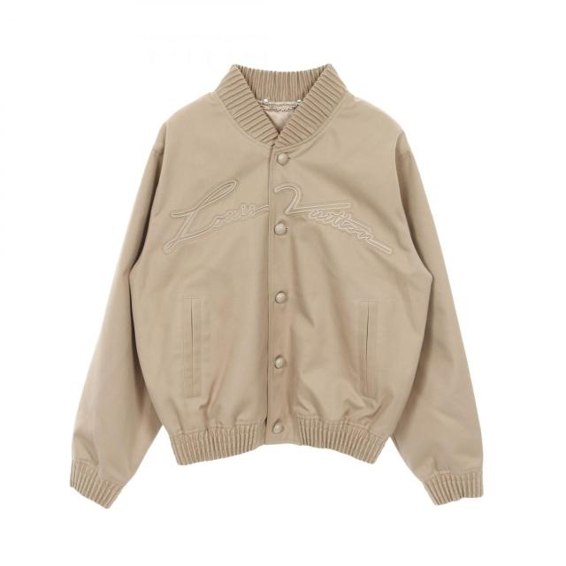 ルイ・ヴィトン LOUIS VUITTON エンブロイダードコットンブレンドボンバー 衣料品 アウター ポリエステル / コットン メンズ ベージュ系 RM242MQ RM6 HRB40E 【中古】
