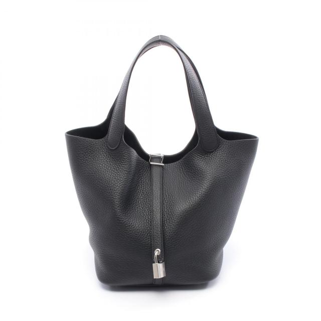 エルメス HERMES ピコタンロックMM ハンドバッグ バッグ トリヨンクレマンス トリヨンクレマンス レディース ブラック系 【中古】