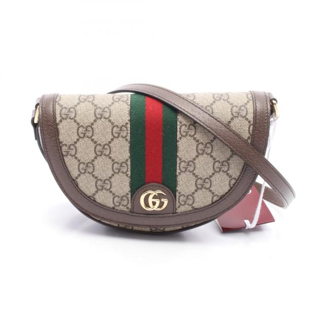 グッチ GUCCI オフィディア GGスプリーム ショルダーバッグ バッグ PVCコーティングキャンバス レザー レディース ベージュ系 / ブラウン系 75730996IWG8745 【新品】