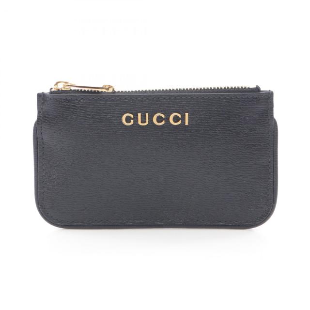 グッチ GUCCI スクリプト ケース 財布 レザー レディース ブラック系 7901020OP0N1000 【新品】