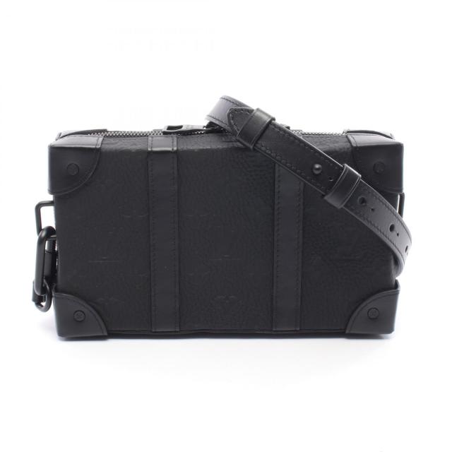 ルイ・ヴィトン LOUIS VUITTON ソフトトランク ウォレット ショルダーバッグ バッグ レザー モノグラム・トリヨンレザー メンズ ブラック系 M80224 【中古】
