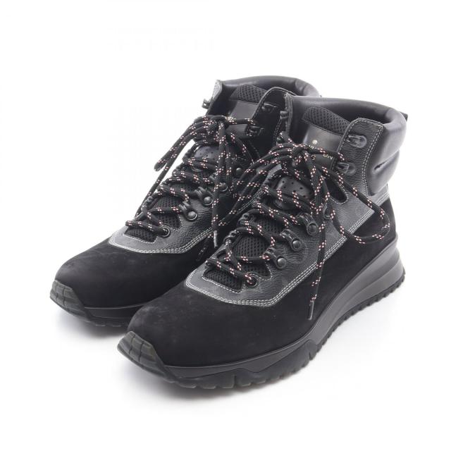 ルイ・ヴィトン LOUIS VUITTON キャニオンライン ブーツ 靴 PVCコーティングキャンバス メンズ ブラック系 【中古】