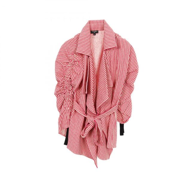 シャネル CHANEL ココマーク 衣料品 アウター ナイロン コットン レディース ピンク系 / アイボリー系 - 【中古】