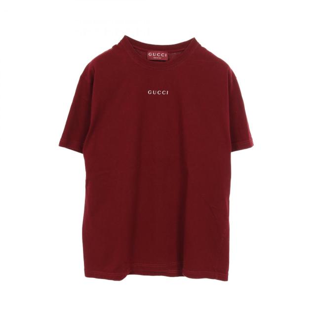 グッチ GUCCI カットソー 衣料品 トップス コットンジャージー レディース ボルドー系 788093 【中古】