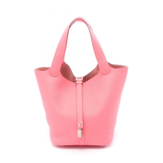 エルメス HERMES ピコタンロックMM ローズアザレ ハンドバッグ バッグ レザー レディース ピンク系 【中古】