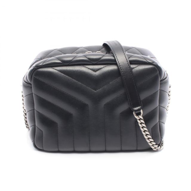 サンローランパリ SAINT LAURENT PARIS ルル ショルダーバッグ バッグ レザー レディース ブラック系 574102 【中古】