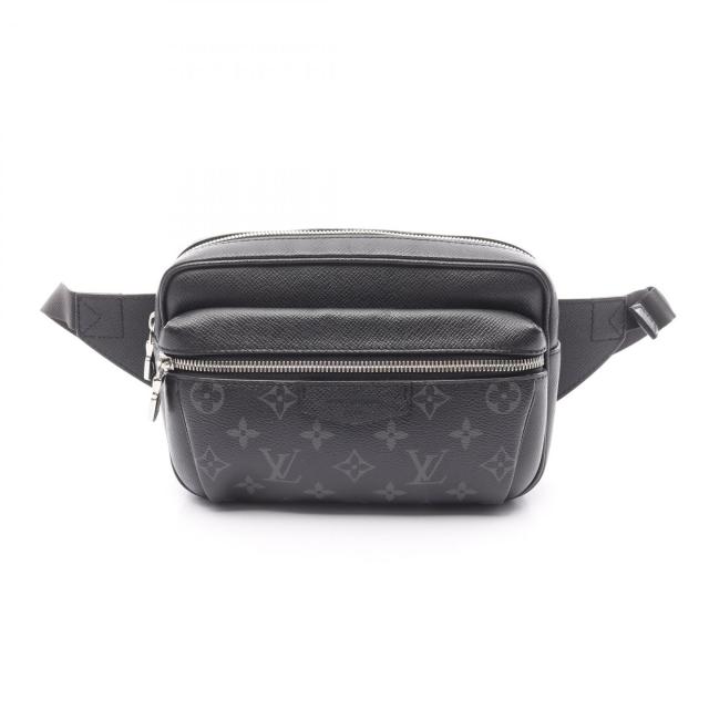 ルイ・ヴィトン LOUIS VUITTON バムバッグ アウトドア ウエストバッグ ボディバッグ バッグ PVCコーティングキャンバス レザー タイガラマ メンズ ブラック系 M30245 【中古】