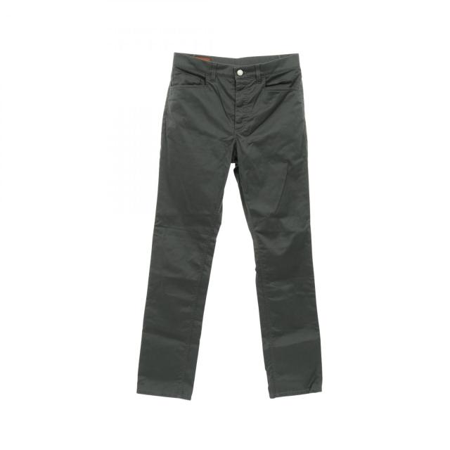 エルメス HERMES Straight cut jeans パンツ 衣料品 ボトムス コットン メンズ グリーン系 25SS 【中古】
