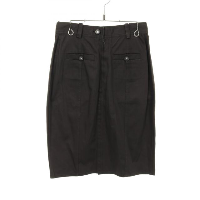 CELINE セリーヌ ロング・マキシ丈スカート 34(XXS位) 白 【古着