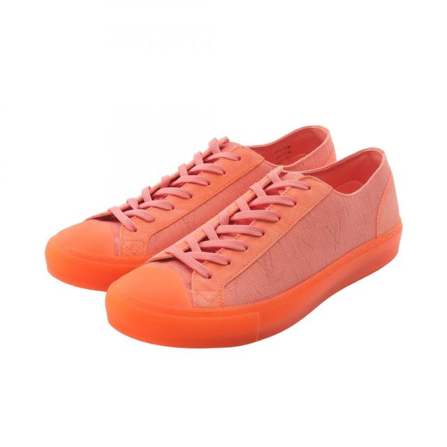 ルイ・ヴィトン LOUIS VUITTON タトゥーライン モノグラム スニーカー 靴 スウェード ファブリック メンズ オレンジ系 【中古】