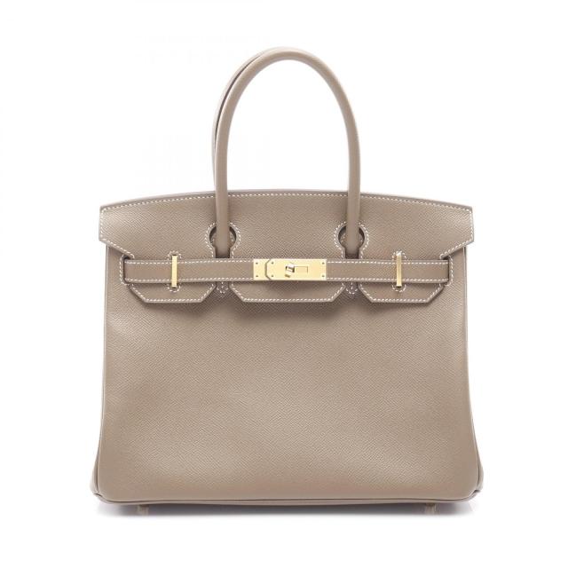 エルメス HERMES バーキン30 ハンドバッグ バッグ レザー ヴォーエプソン ヴォーエプソン レディース ベージュ系 【中古】