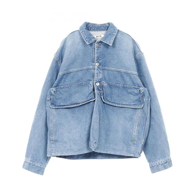 エヌティーエヌ	 NTN Pocket Denim Jacket デニムジャケット 衣料品 アウター コットン メンズ ブルー系 24-NS009030 【中古】