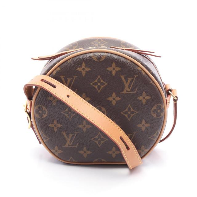 ルイ・ヴィトン LOUIS VUITTON ボワット シャポー スープルPM ショルダーバッグ バッグ PVCコーティングキャンバス レザー モノグラム レディース ブラウン系 M45149 【中古】