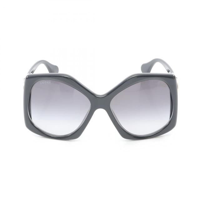 グッチ GUCCI サングラス 衣料品 プラスチック レディース ブラック系 GG0875S-001 【新品】