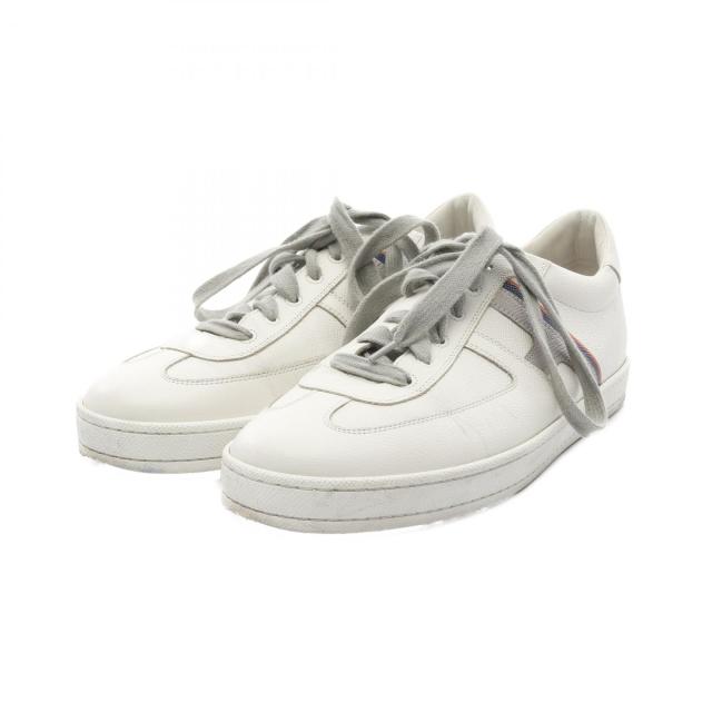 エルメス HERMES ブーメラン スニーカー 靴 レザー メンズ ホワイト系 / グレー系 【中古】