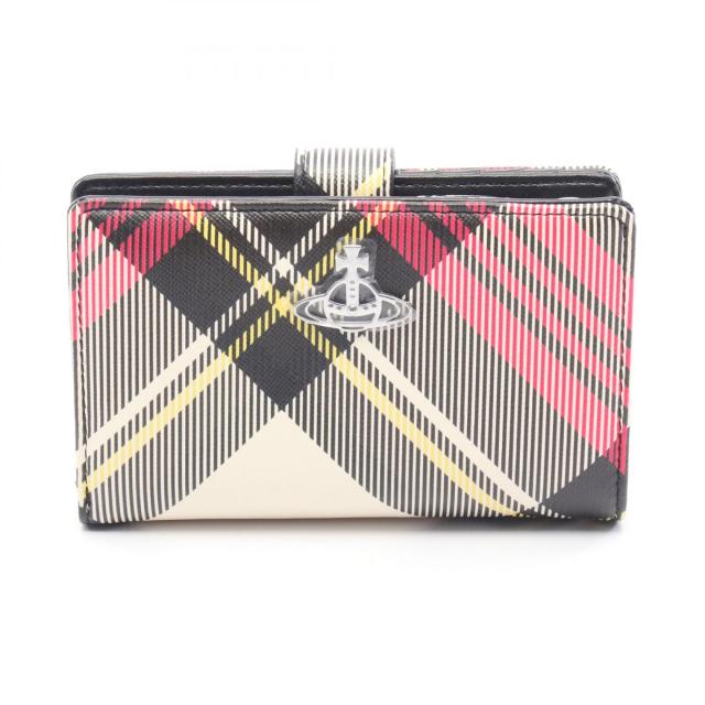 ヴィヴィアンウエストウッド Vivienne Westwood ZIP CARD WALLET オーブ 二つ折り財布 財布 フェイクレザー レディース ピンク系 / ブラック系 / マルチカラー 51080028S0012O101 【新品】