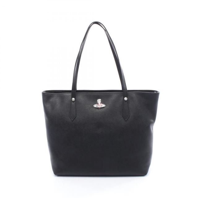 ヴィヴィアンウエストウッド Vivienne Westwood SHOPPER オーブ トートバッグ バッグ レザー レディース ブラック系 4205007DL0040N402 【新品】