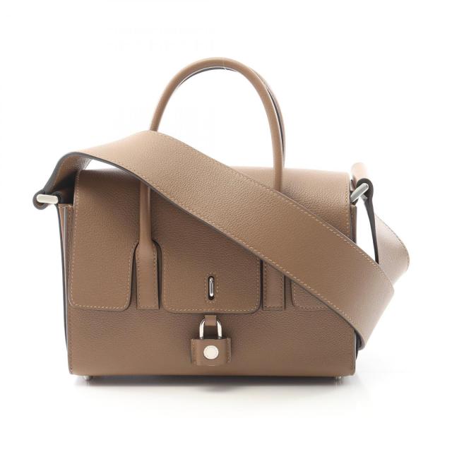 エルメス HERMES ニュー ドラッグ22 ハンドバッグ バッグ レザー エバーカラー エバーカラー レディース ブラウン系 H080214CKD0 【中古】