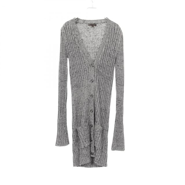 バーバリー BURBERRY カーディガン 衣料品 トップス シルク ウール レディース グレー系 【中古】