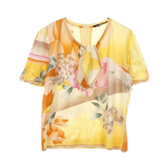 レオナールファッション LEONARD FASHION 衣料品 トップス コットン レディース イエロー系 / マルチカラー 359122 【中古】