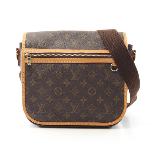 ルイ・ヴィトン LOUIS VUITTON メッセンジャーPM ボスフォール ショルダーバッグ バッグ PVCコーティングキャンバス レザー モノグラム レディース ブラウン系 M40106 【中古】