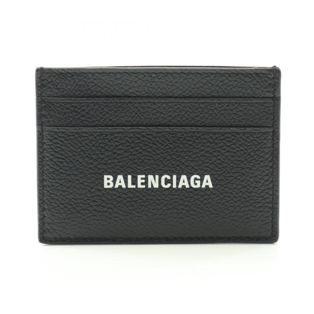 バレンシアガ BALENCIAGA カードケース アクセサリー レザー メンズ レディース ブラック系 5943091IZI31090 【新品】