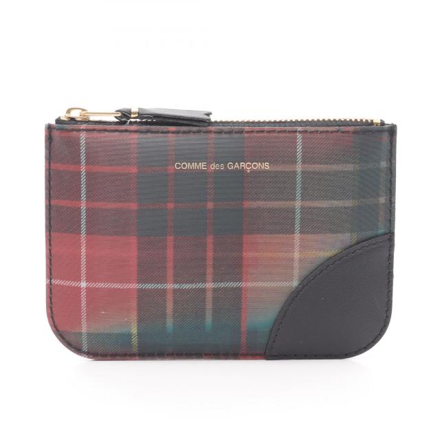 コムデギャルソン COMME des GARCONS ケース 財布 ファブリック / フェイクレザー レディース マルチカラー / ブラック系 SA8100LT 【新品】