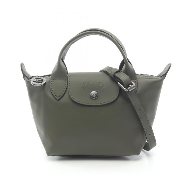 ロンシャン Longchamp ル プリアージュ エクストラ XS ハンドバッグ バッグ レザー レディース カーキ系 L1500987549 【新品】