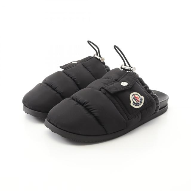 モンクレール MONCLER MON POCKET MULE サンダル 靴 ナイロン レディース ブラック系 4M00040M508099937 【新品】