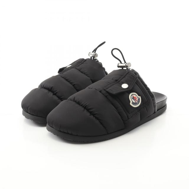 モンクレール MONCLER MON POCKET MULE サンダル 靴 ナイロン レディース ブラック系 4M00040M508099940 【新品】