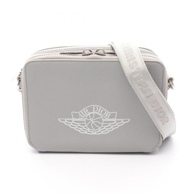 ディオール Dior DIOR × NIKE AIR JORDAN AIR DIOR ショルダーバッグ バッグ レザー メンズ グレー系 【中古】